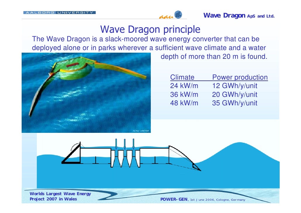 Wave Dragon Project In Wales Power Gen 2006d