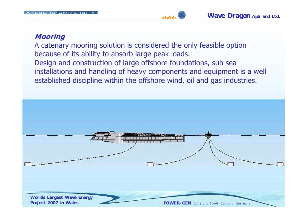 Wave Dragon Project In Wales Power Gen 2006d