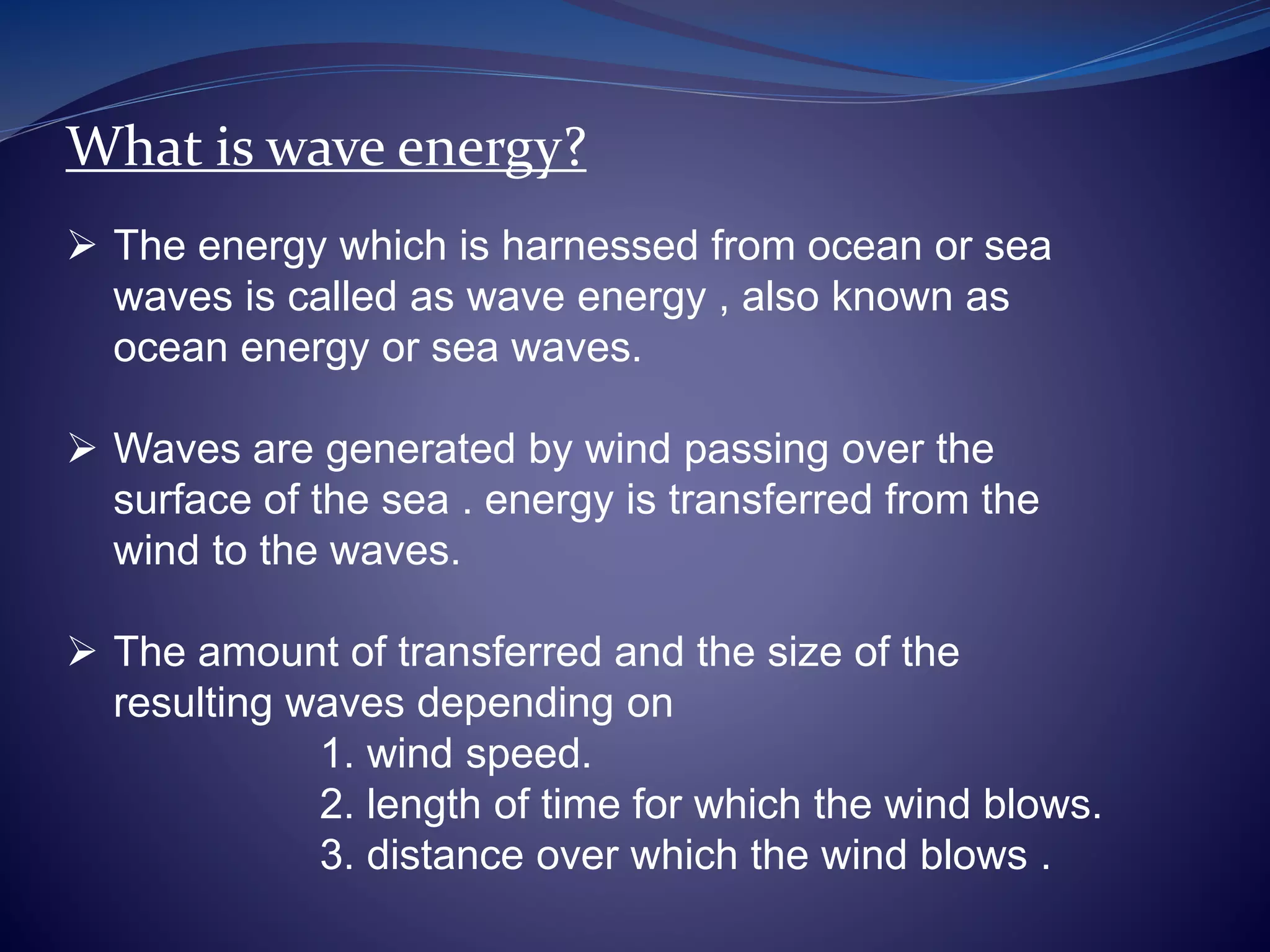 Wave Energy By Janith Dilan Nawarathne Ppt