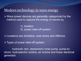 Wave energy by janith dilan nawarathne | PPT