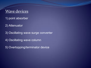 Wave energy by janith dilan nawarathne | PPT