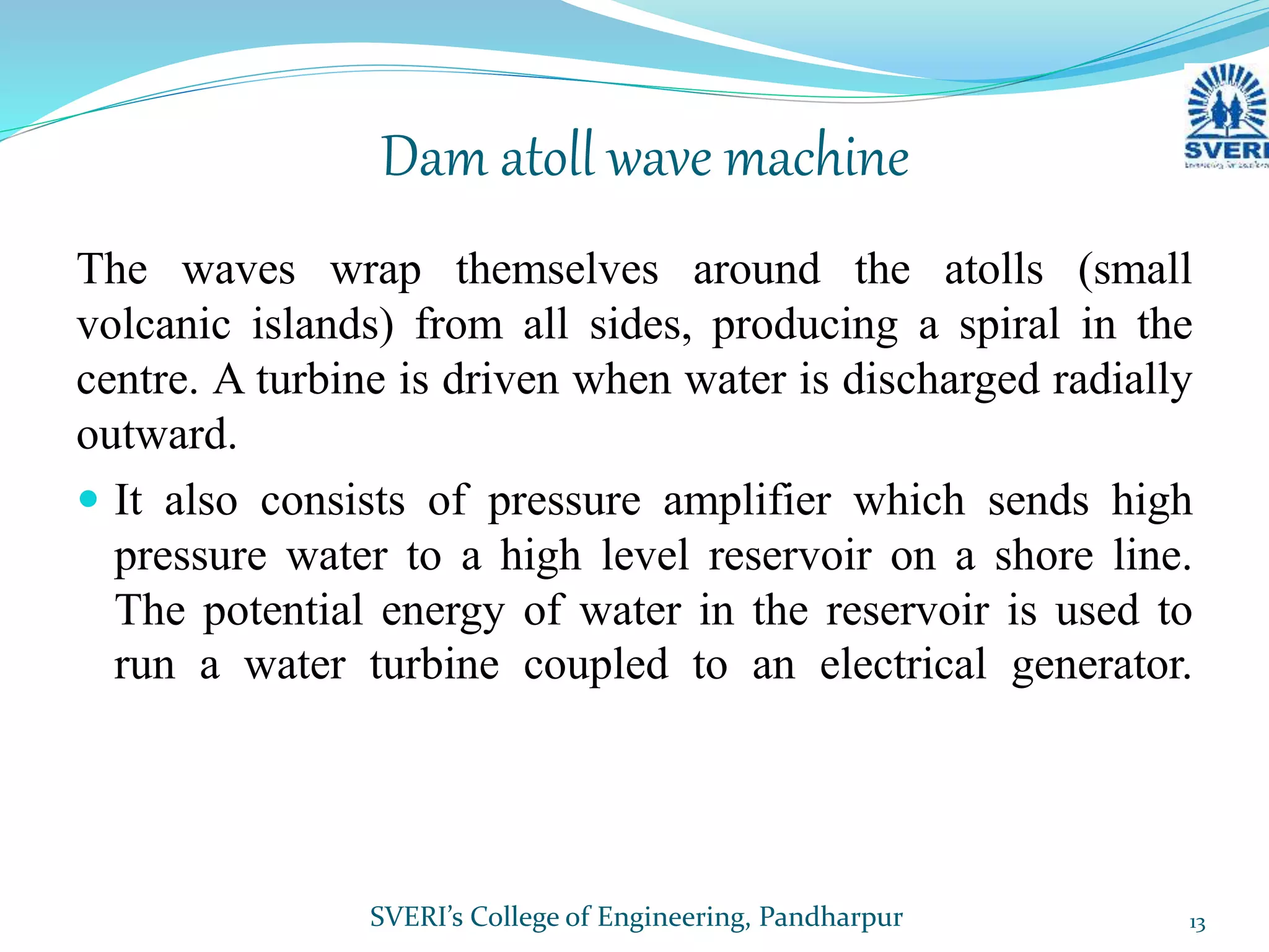 Wave energy by R.D.Solage | PPTX