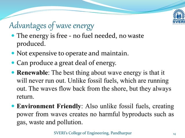 Wave energy by R.D.Solage | PPT