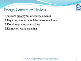 Wave energy by R.D.Solage | PPTX