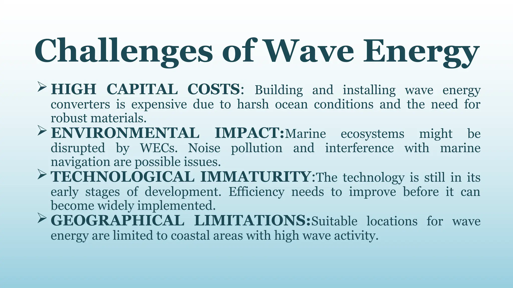 WAVE ENERGY : Wave power is the capture of energy of wind waves to do ...