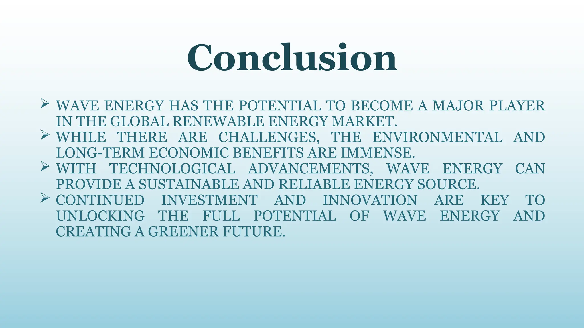WAVE ENERGY : Wave power is the capture of energy of wind waves to do ...