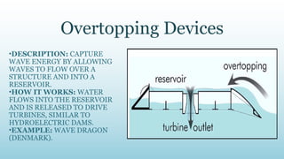 WAVE ENERGY : Wave power is the capture of energy of wind waves to do ...