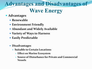 Wave energy technologies | PPTX | Power and Energy Industry | Industries
