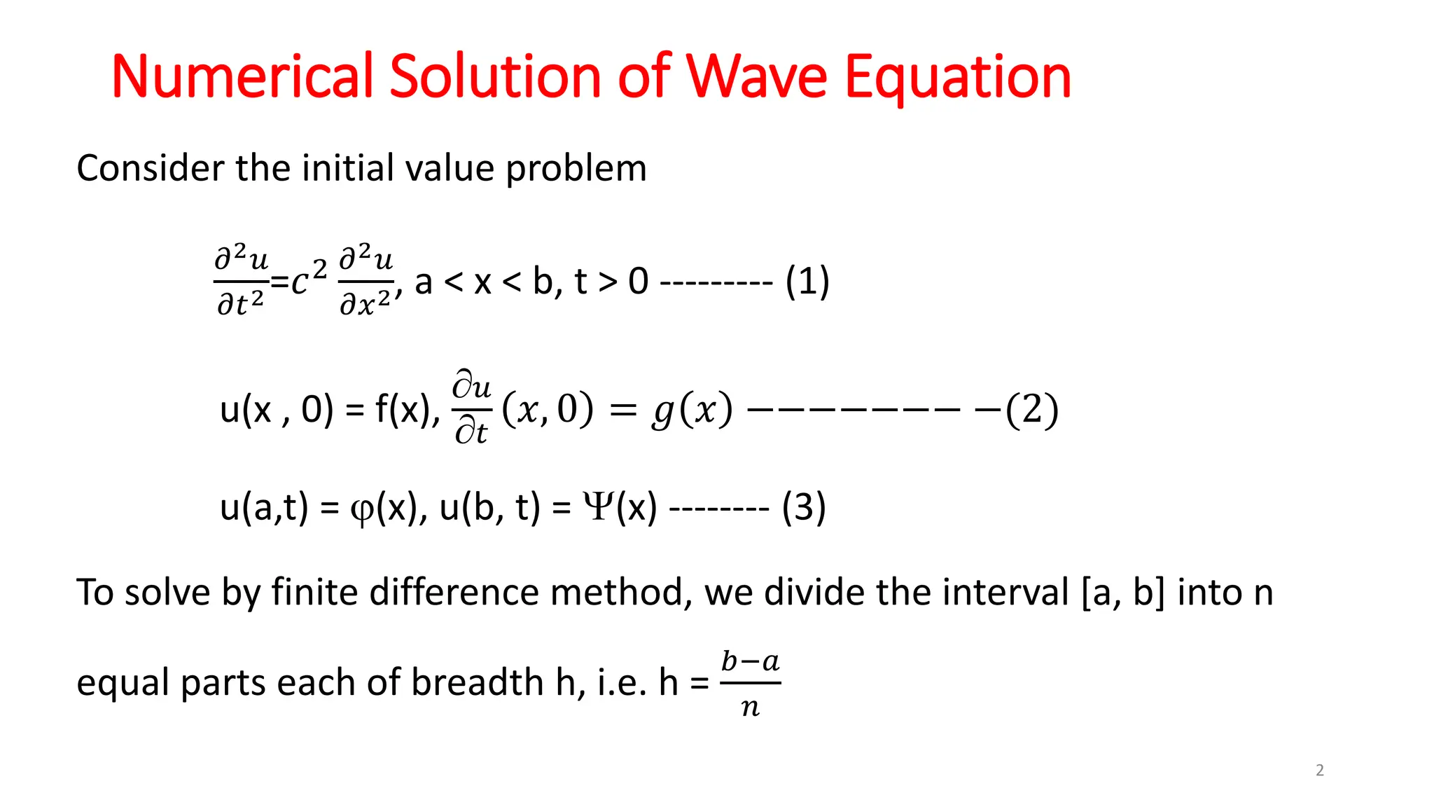 Wave equation.pptx . | PPTX | Physics | Science
