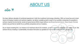 WAVE Equity Partners: Making Your Investments Shine.pptx