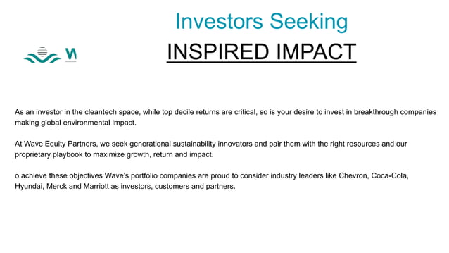 WAVE Equity Partners: Making Your Investments Shine.pptx