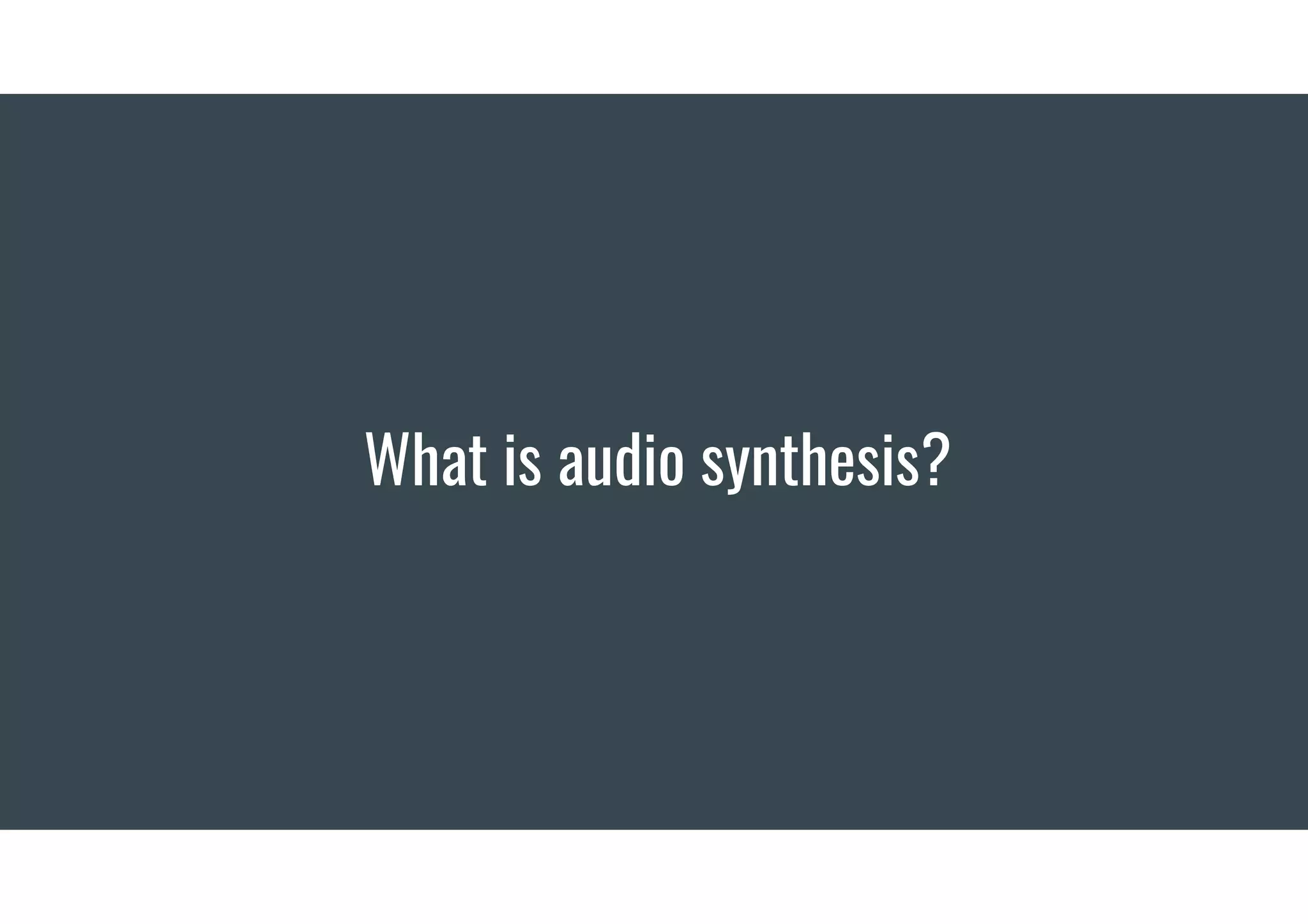 Taras Sereda "Waveglow. Generative modeling for audio synthesis" | PPT