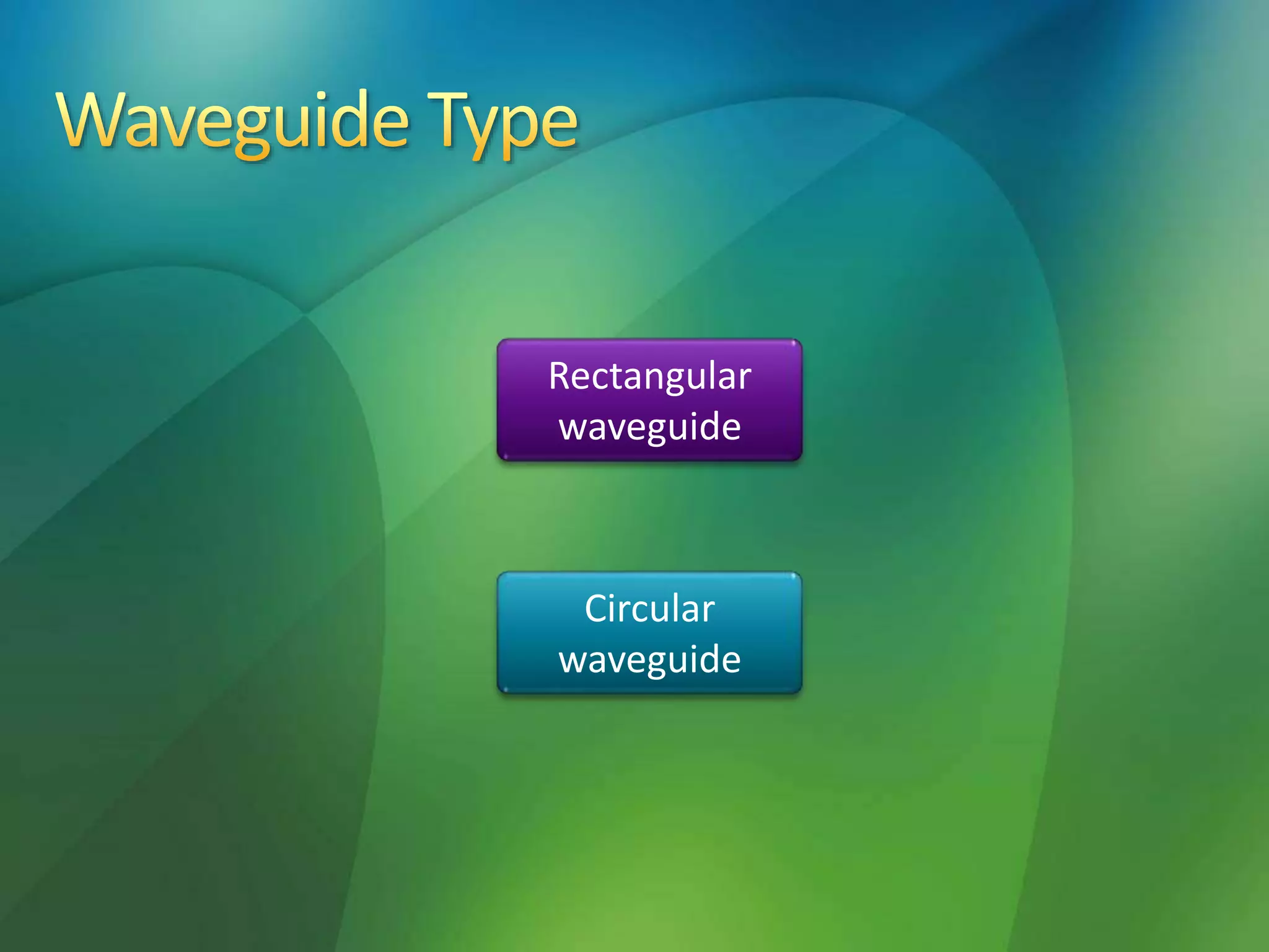 Waveguide for Microwave Communication | PPTX