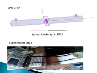 Waveguide Fixture Based Permittivity Determination of Non-Conducting Materials | PPT