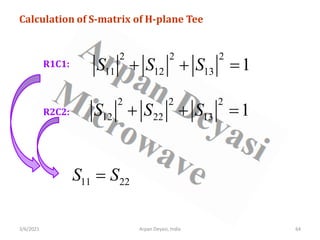 S-matrix analysis of waveguide components | PDF