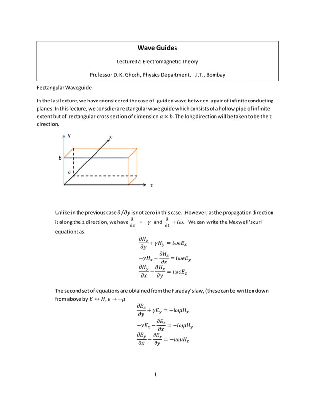 Waveguides | PDF