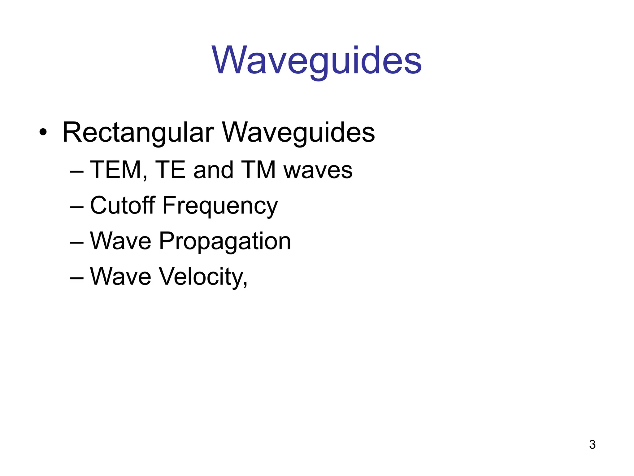 Waveguides.ppt | Physics | Science