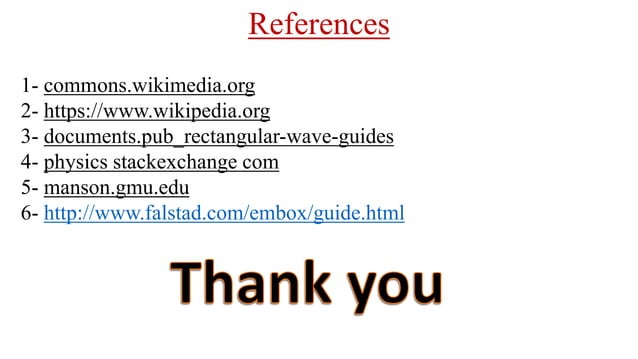 Waveguides and its Types Field view and structures | PPTX
