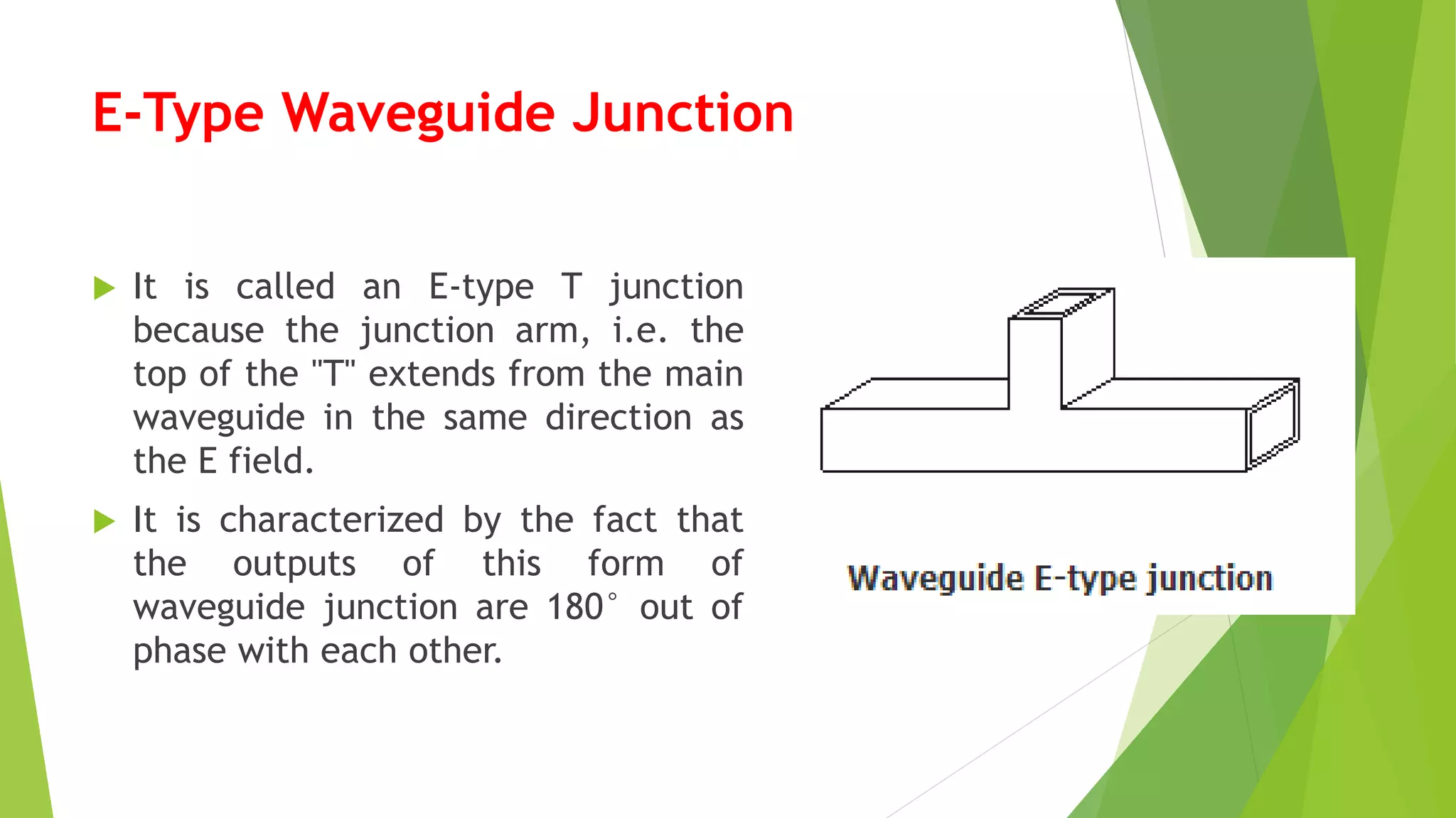 Wave guide tees | PPTX