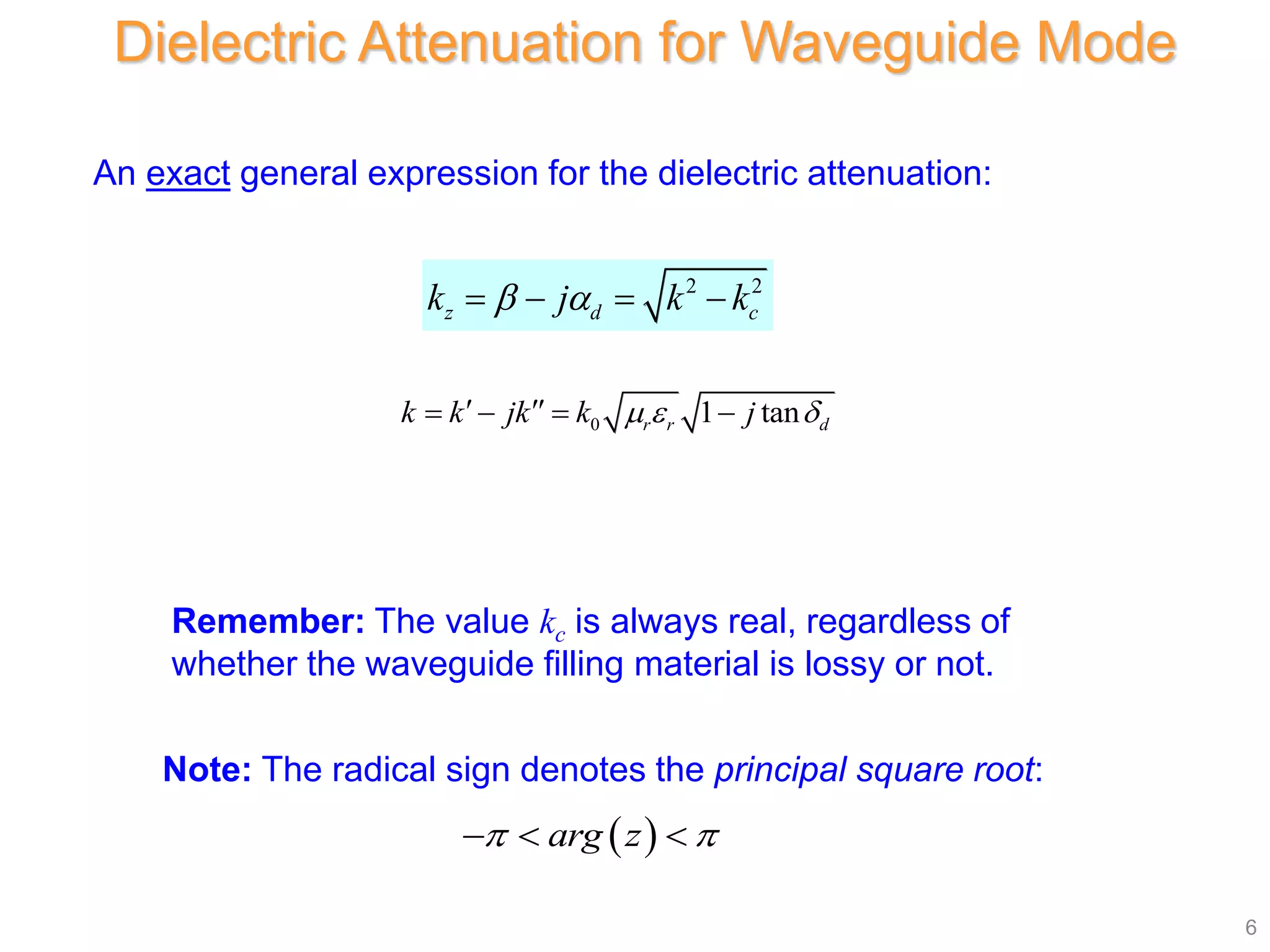 Waveguiding Structures Part 2 (Attenuation).pptx