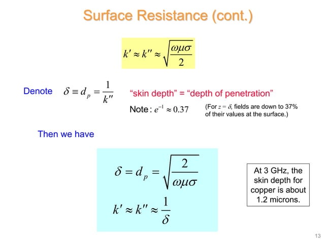 Waveguiding Structures Part 2 (Attenuation).pptx | Physics | Science