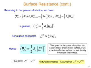 Waveguiding Structures Part 2 (Attenuation).pptx | Physics | Science