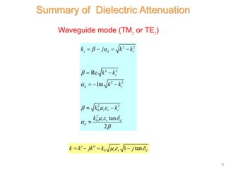 Waveguiding Structures Part 2 (Attenuation).pptx | Physics | Science