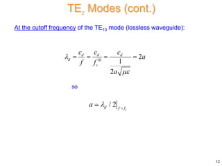 Waveguiding Structures Part 4 (Rectangular and Circular Waveguide).pptx