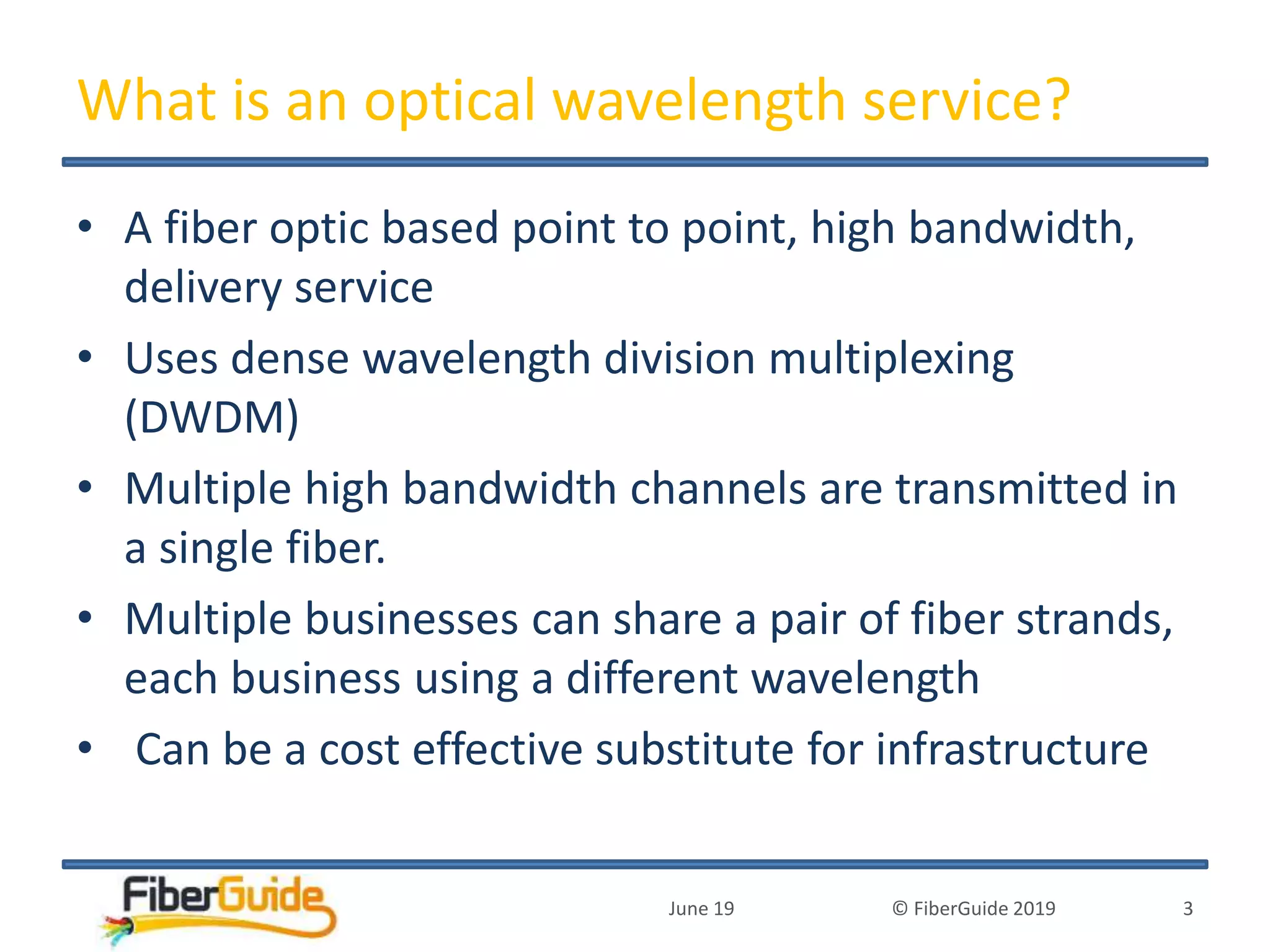 Wavelength services | PPTX