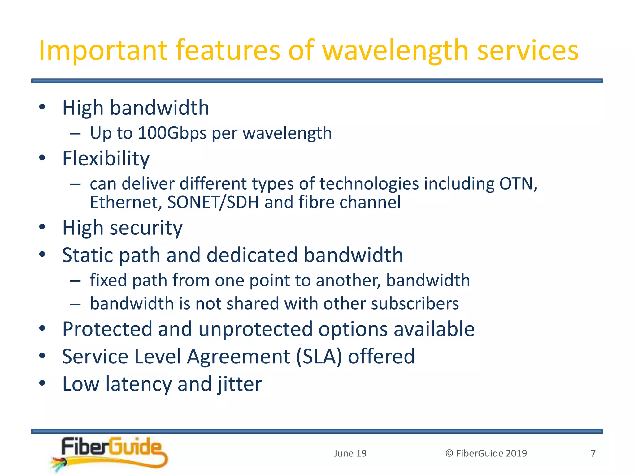 Wavelength services | PPTX