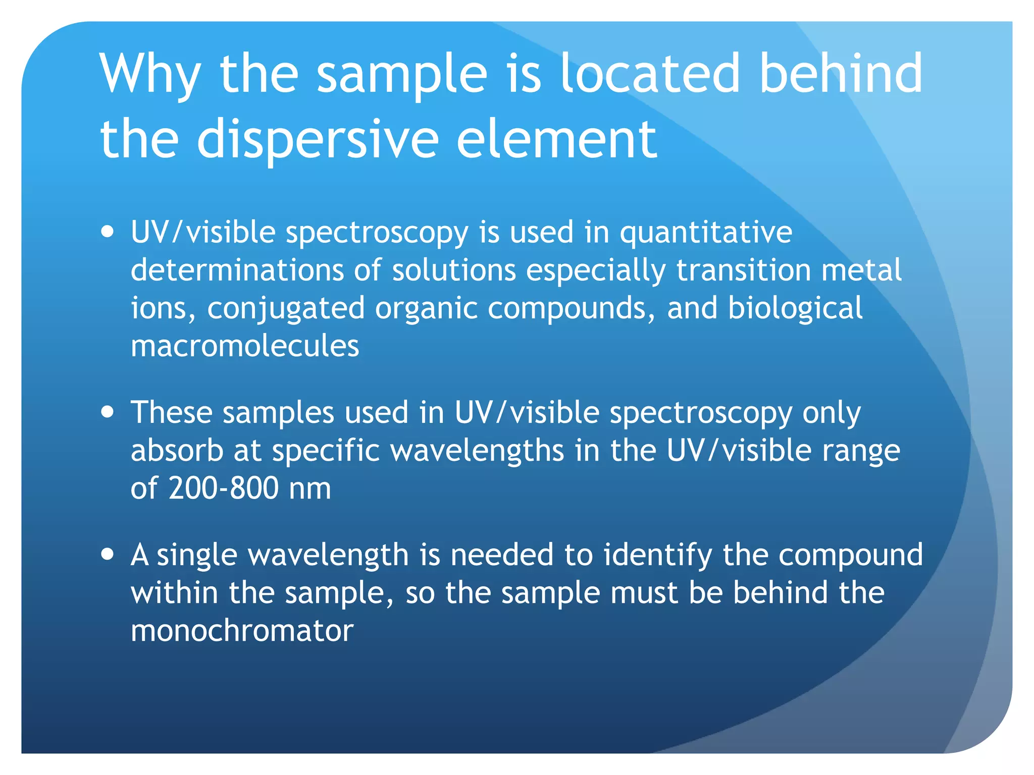 Wavelength dispersion seen in spectroscopy | PPTX
