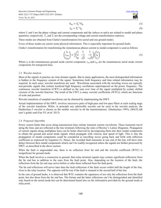 Wavelet based analysis for transmission line fault location | PDF | Computer Networking | Computing