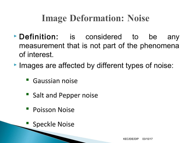 Wavelet Applications In Image Denoising Using Matlab Ppt