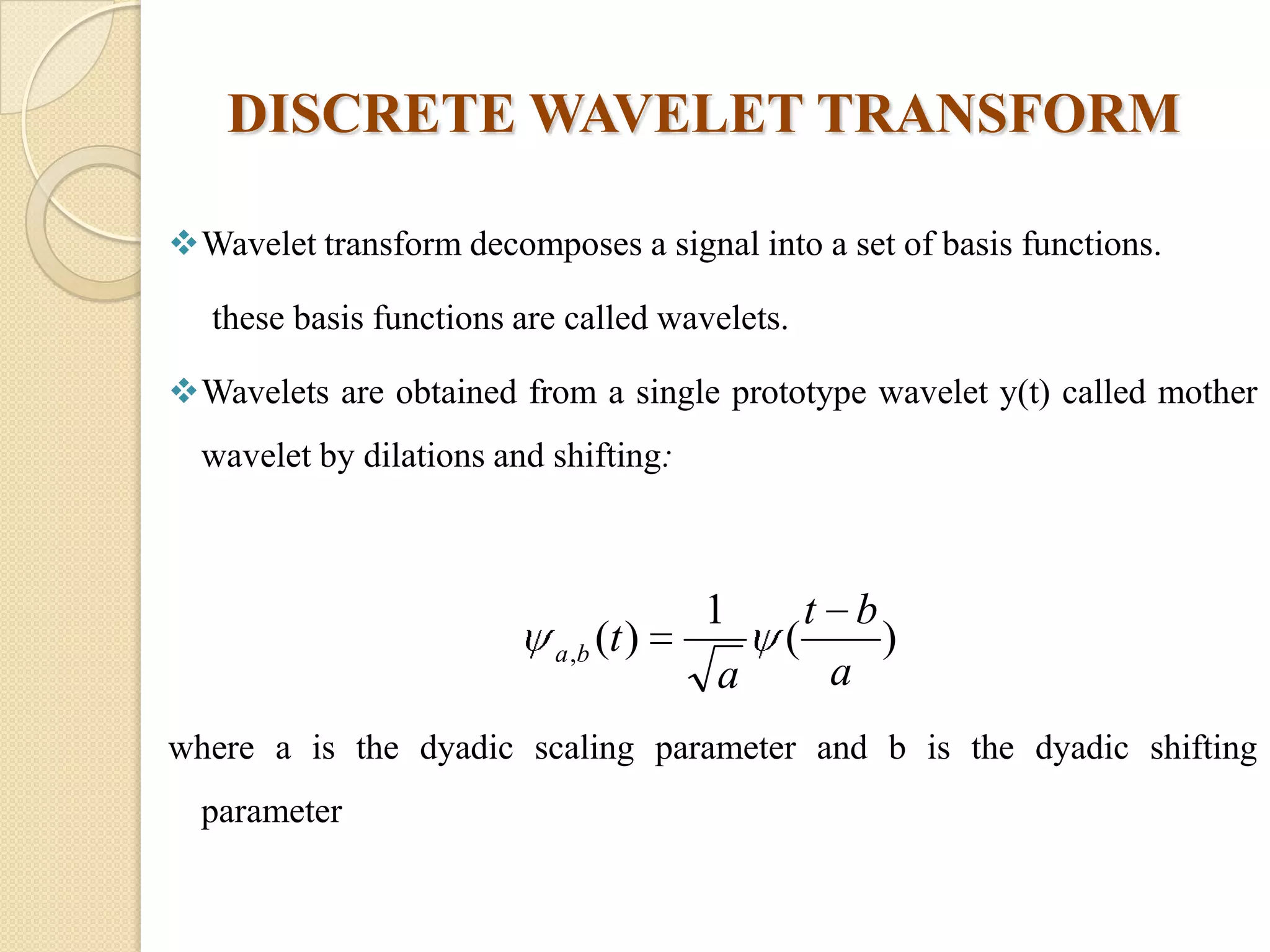 Wavelet Based Feature Extraction Scheme Of Eeg Waveform Ppt Brain