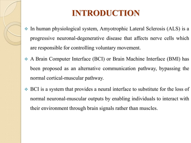 Wavelet Based Feature Extraction Scheme Of Eeg Waveform Ppt Brain And Nervous System