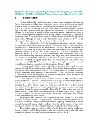 Wavelet based histogram method for classification of textu | PDF