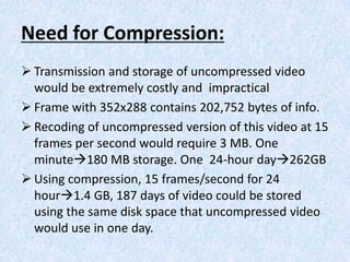 Wavelet video processing tecnology | PPTX