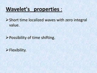 Wavelet video processing tecnology | PPTX