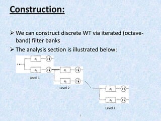 Wavelet video processing tecnology | PPTX