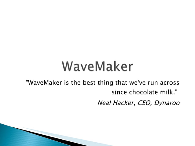 WAD - WaveMaker tutorial | PPT | Web Development | Internet