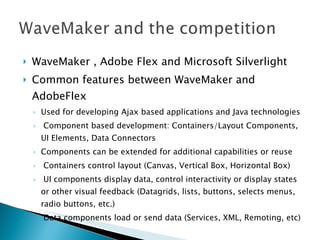 WAD - WaveMaker tutorial | PPT | Web Development | Internet