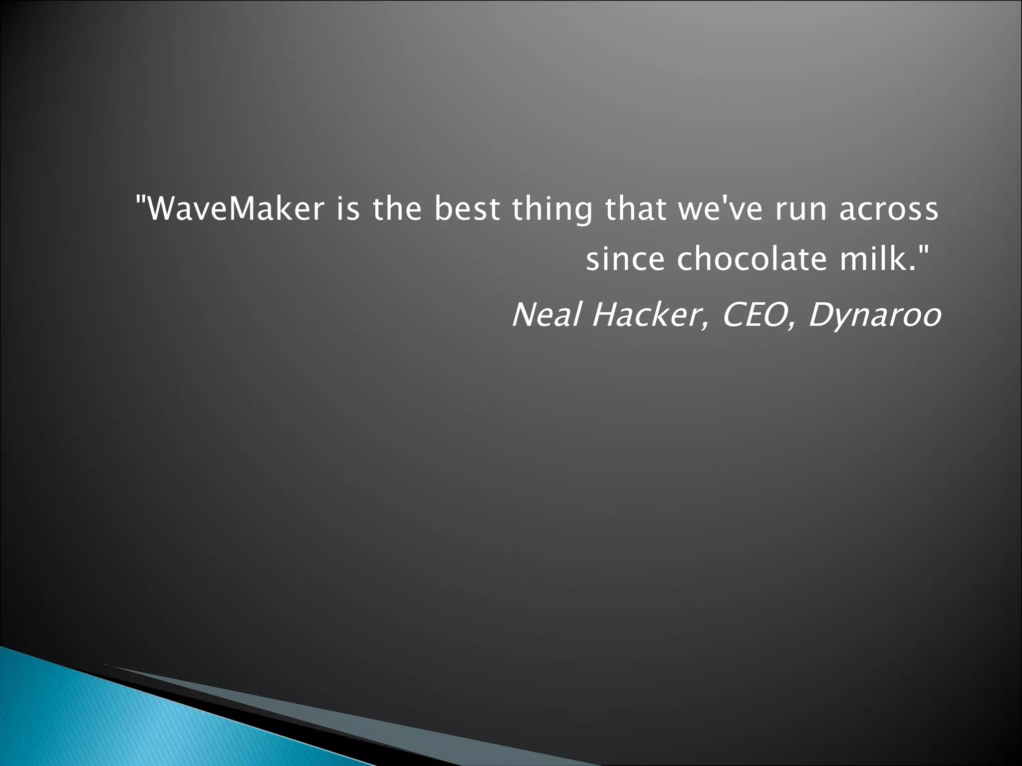 WaveMaker Presentation | PPT