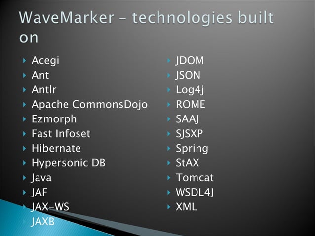 WaveMaker Presentation | PPT | Web Development | Internet