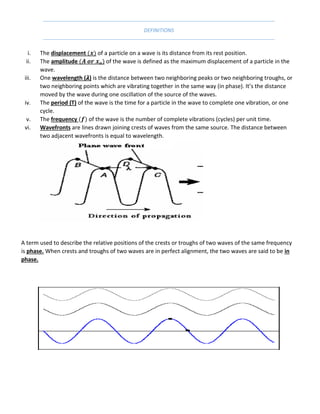 Wave motion | PDF
