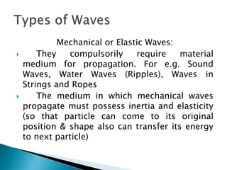 Wave motion and its applications | PPTX