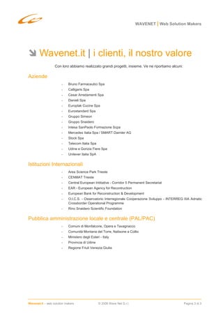 Wavenet.it | Web Solution makers | PDF