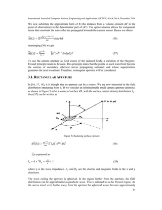 Wave optics analysis of camera image | PDF | 3-D Graphics | Computer Software and Applications