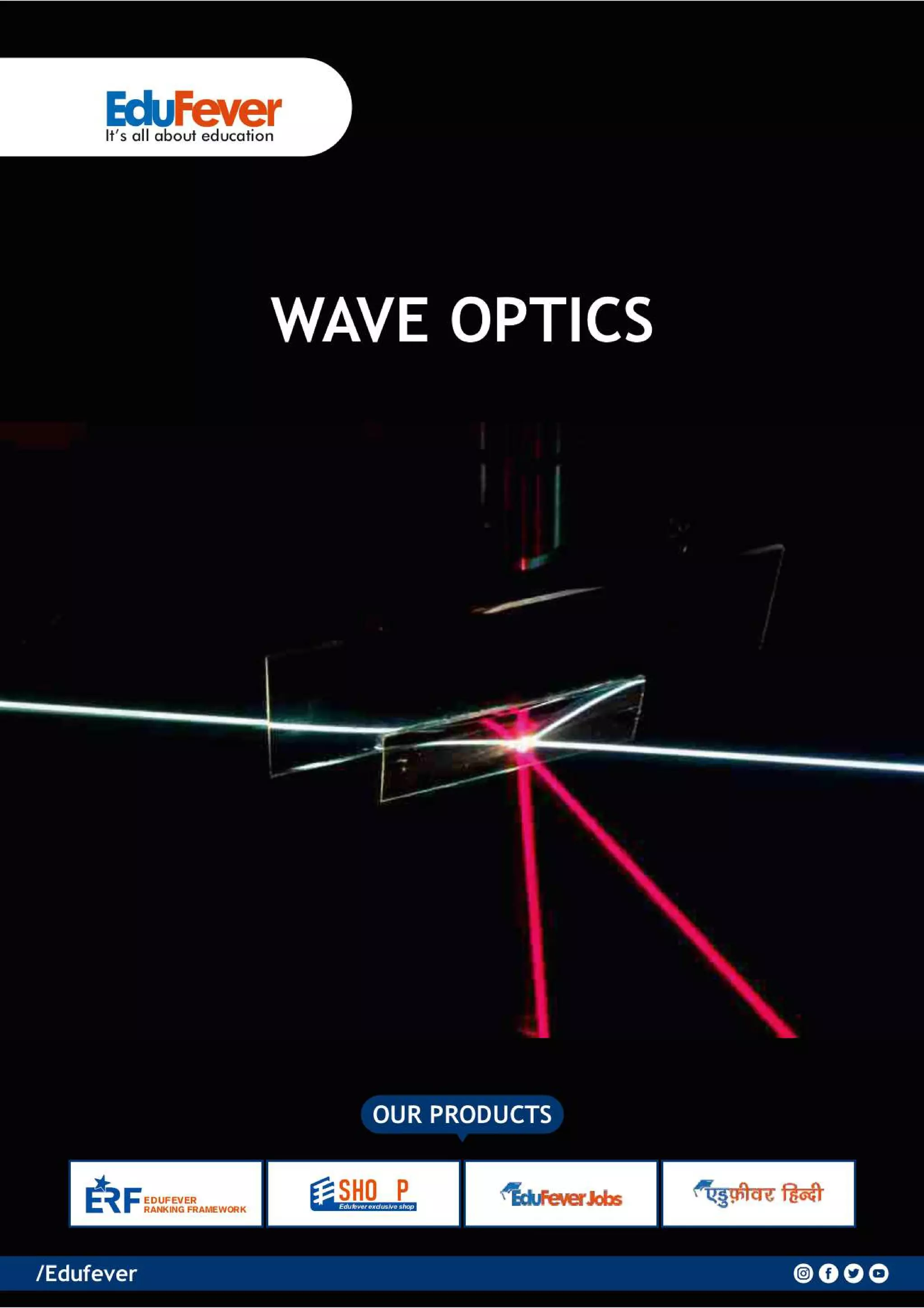 Wave Optics - Physics Revision Notes | PDF