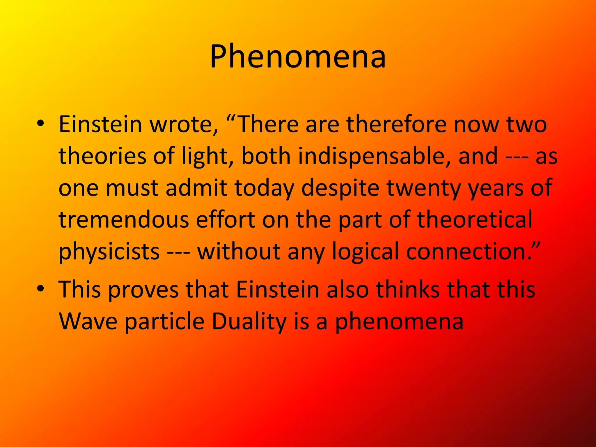 Wave particle duality | PPTX