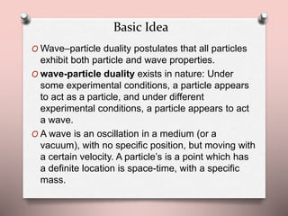 Wave particle duality | PPTX